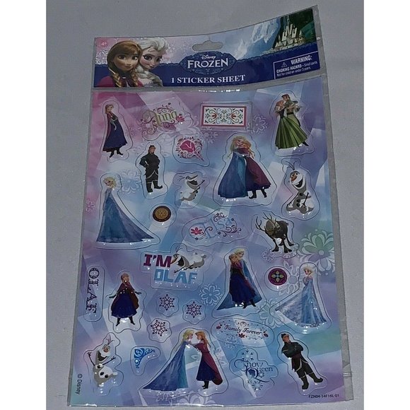 Savvi | Toys | Disney Frozen Anna Elsa Olaf Sven 3d Stickers Stocking ...